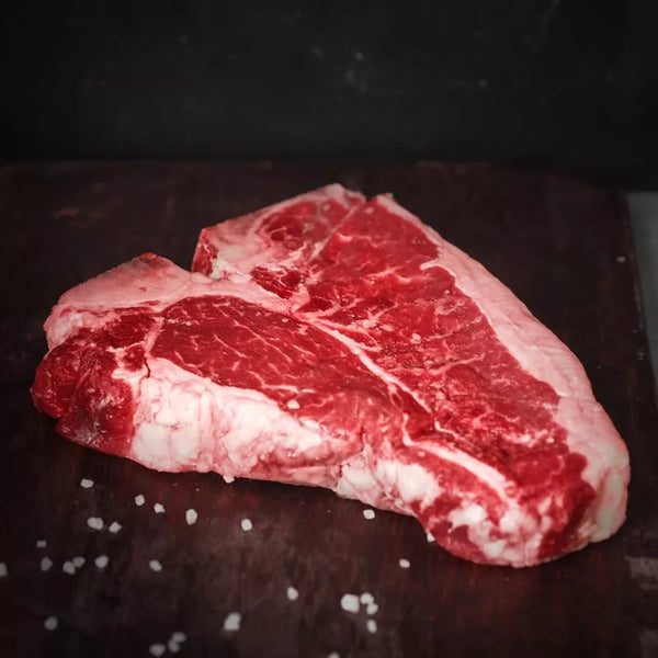 BEEF: PRIME Porterhouse & T-Bone Steaks 3 lbs. - Inland Valley Meats